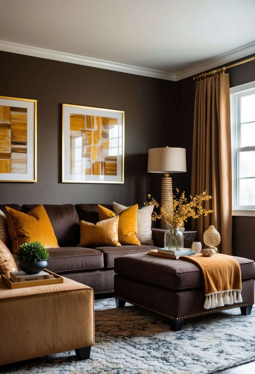 20 Brown Decor Living Room Ideas - My Home My Globe