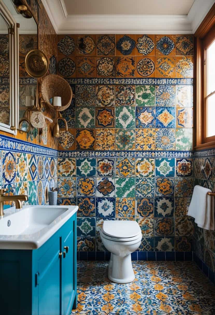 15 Bohemian Bathroom Decor Ideas - My Home My Globe
