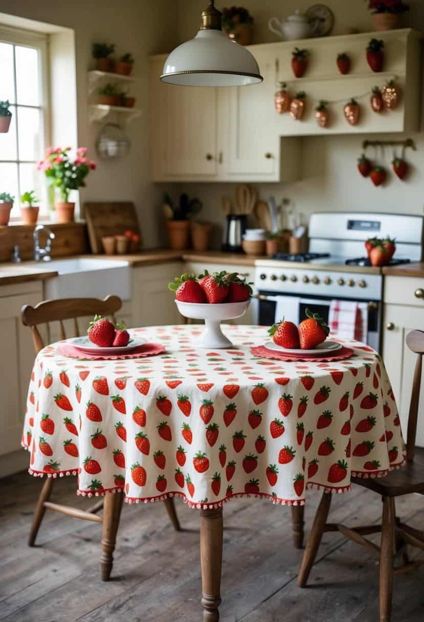 10 Strawberry Themed Kitchen Decor Ideas - My Home My Globe