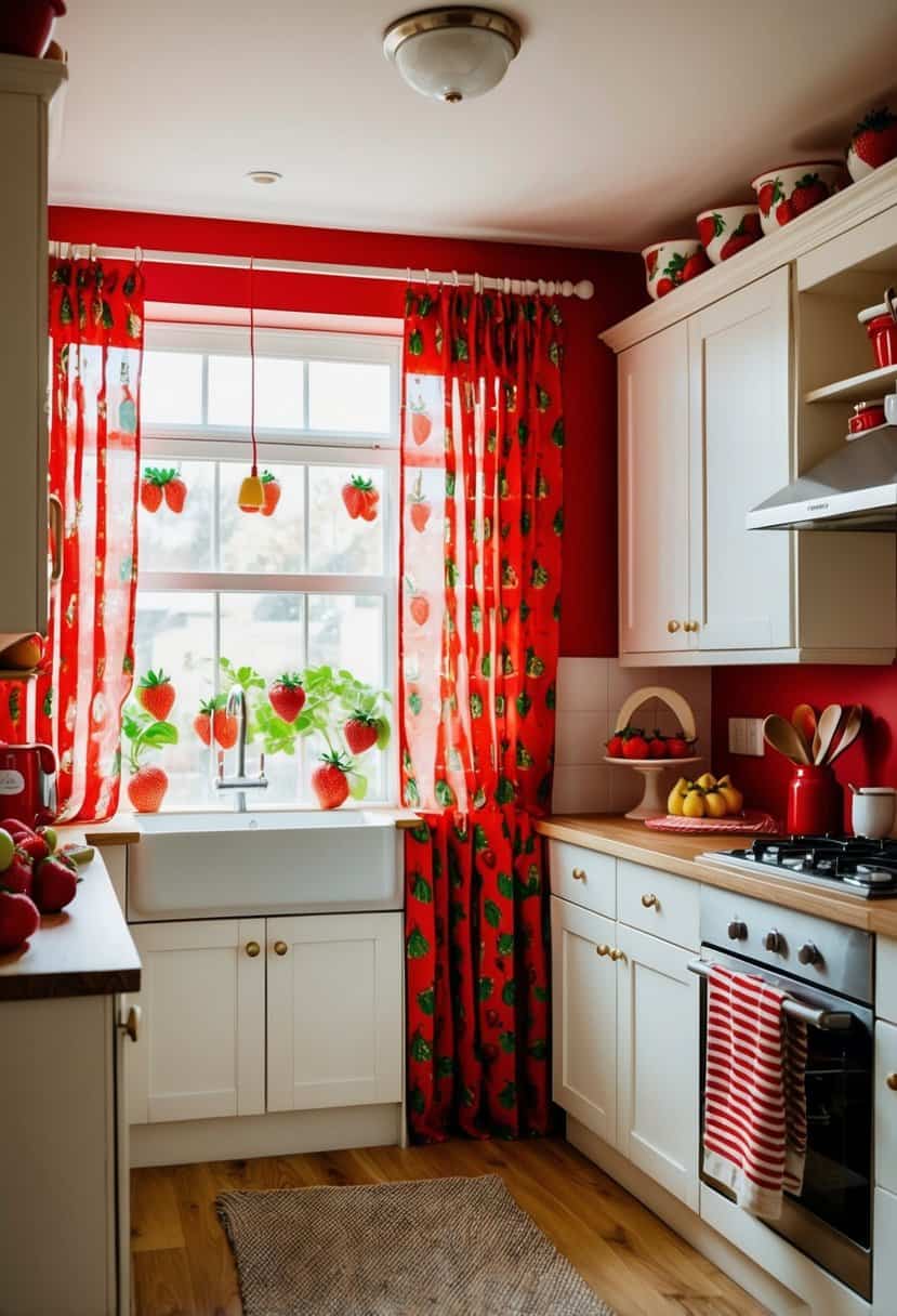 10 Strawberry Themed Kitchen Decor Ideas - My Home My Globe