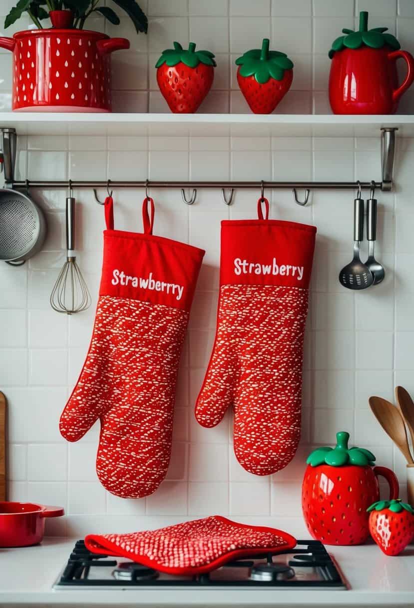 10 Strawberry Themed Kitchen Decor Ideas - My Home My Globe