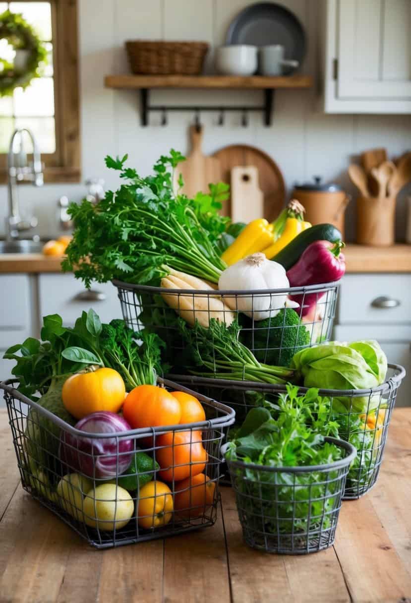 20 Farmhouse Kitchen Decor Ideas to Transform Your Space - My Home My Globe