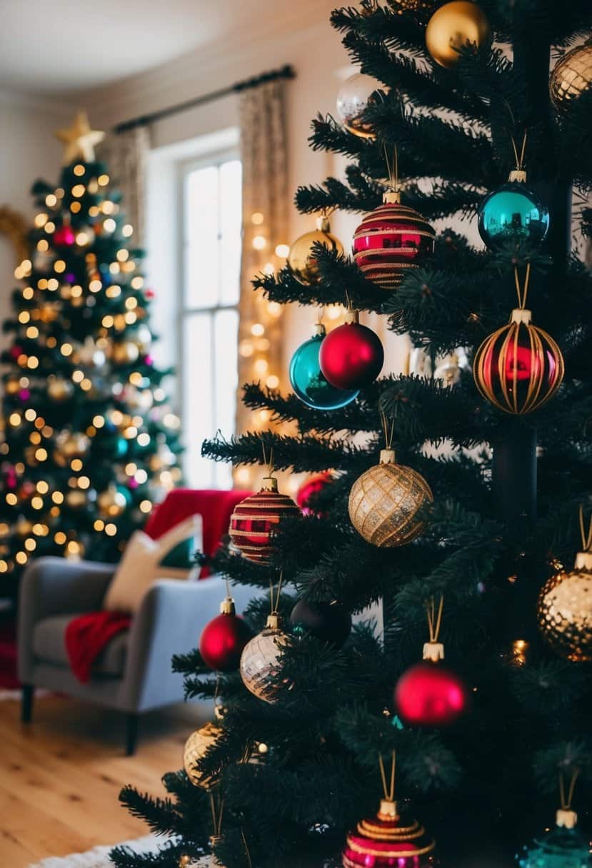 20 Easy Black Christmas Tree Ideas - My Home My Globe