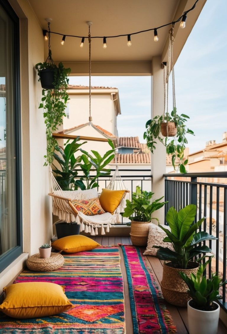 11 Bohemian-Inspired Balcony Decor Ideas - My Home My Globe