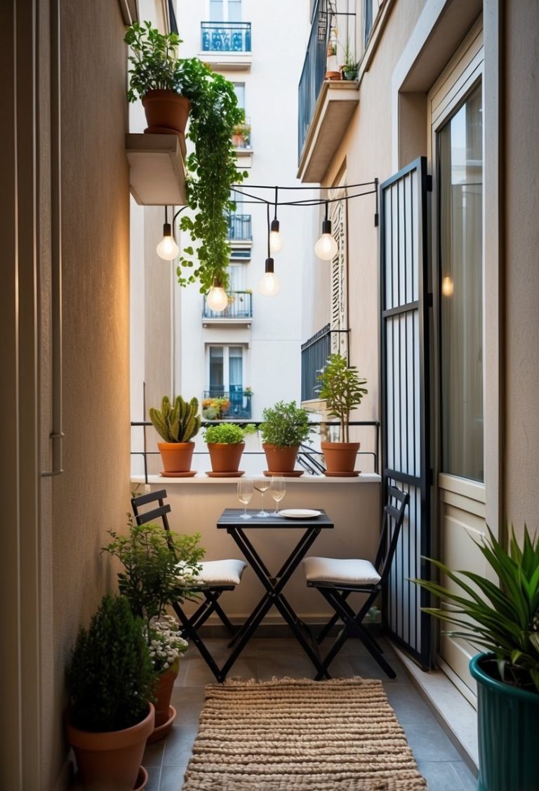 10 Decor Ideas for a Narrow Balcony - My Home My Globe