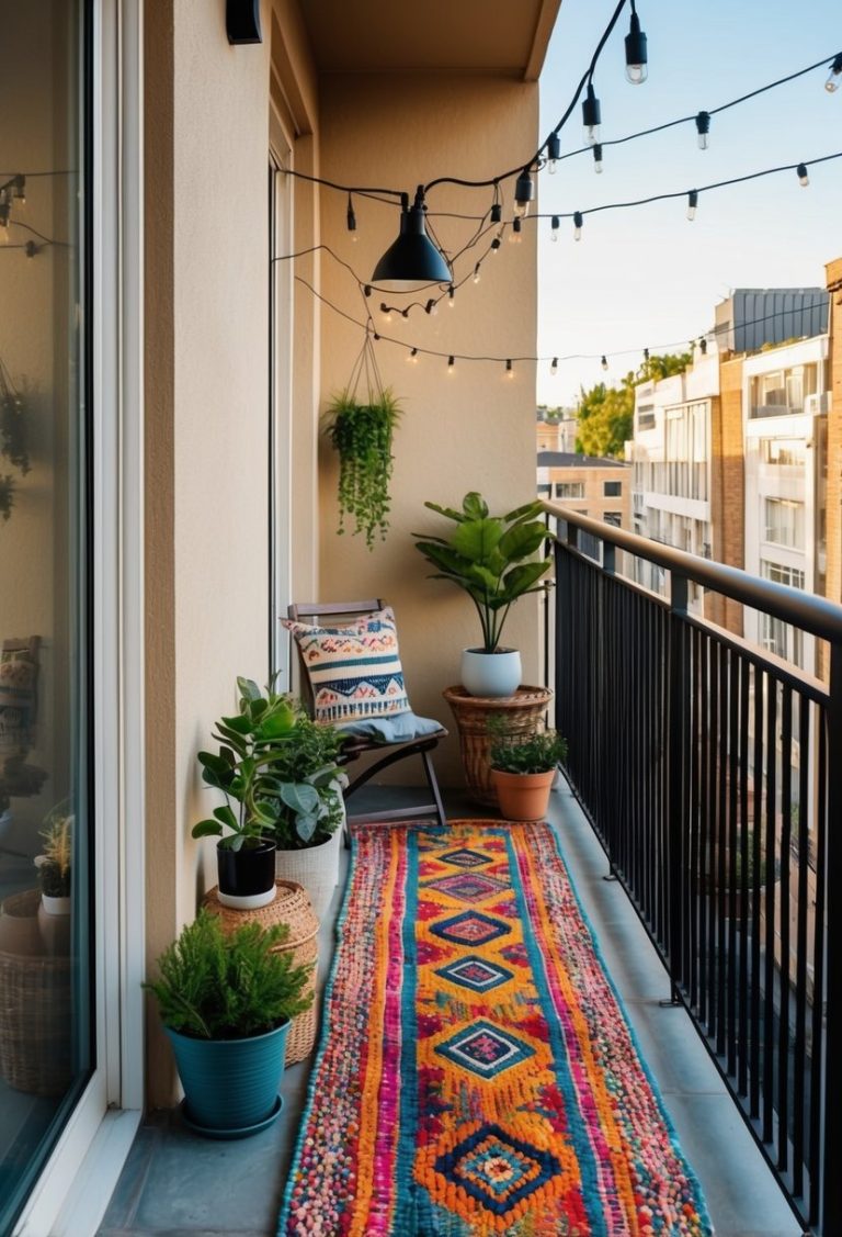 10 Decor Ideas for a Narrow Balcony - My Home My Globe