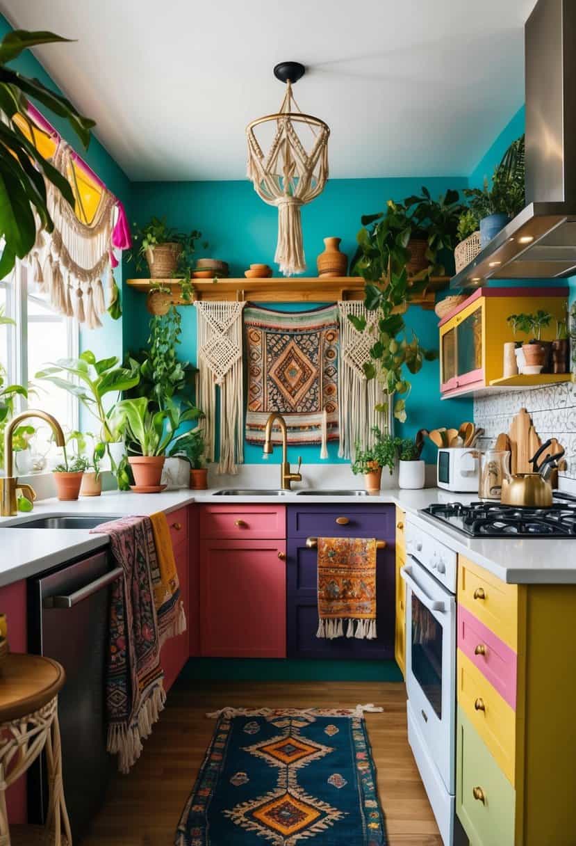 15 Boho Kitchen Decor Ideas - My Home My Globe