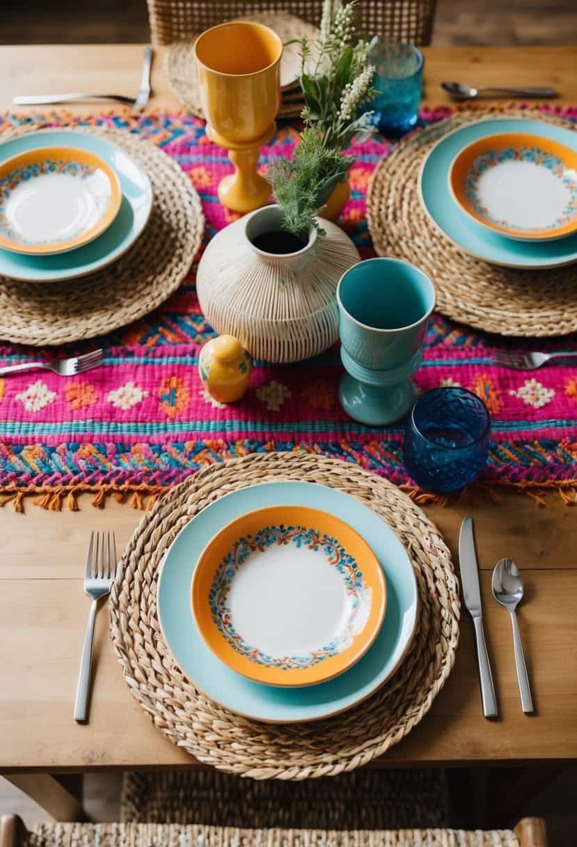 10 Boho Inspired Table Setting Ideas - My Home My Globe