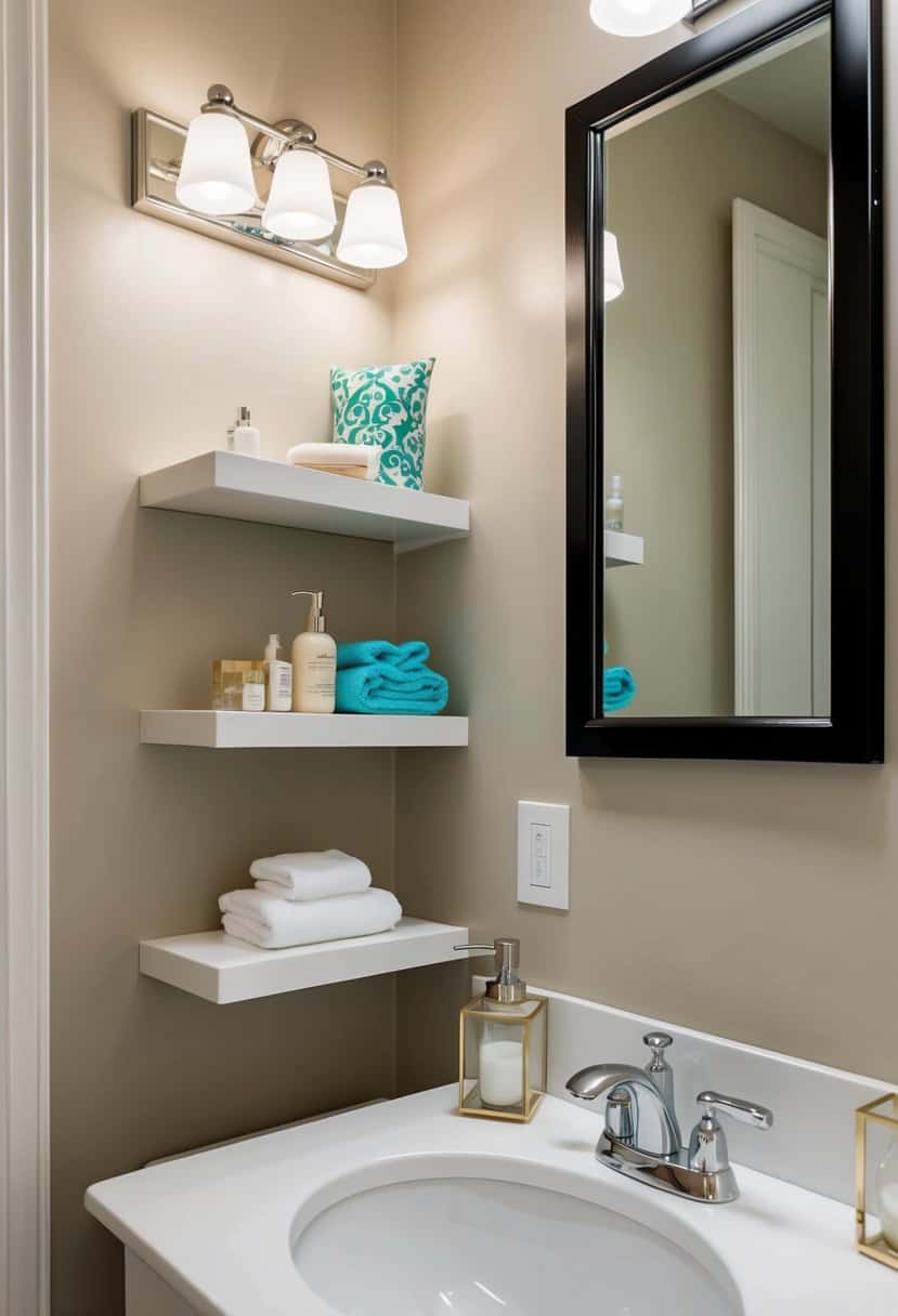 15 Tiny Powder Room Storage Ideas That Maximize Your Small Space - My ...