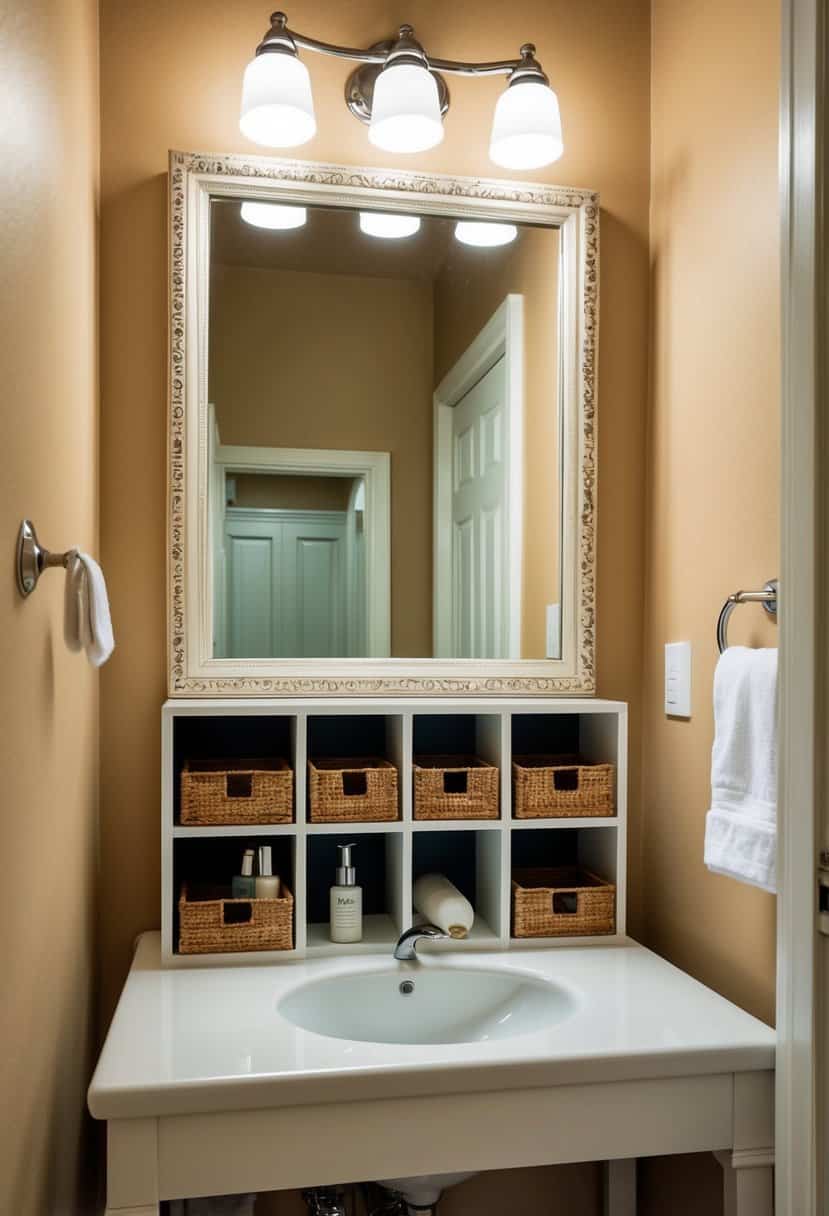 15 Tiny Powder Room Storage Ideas That Maximize Your Small Space - My ...