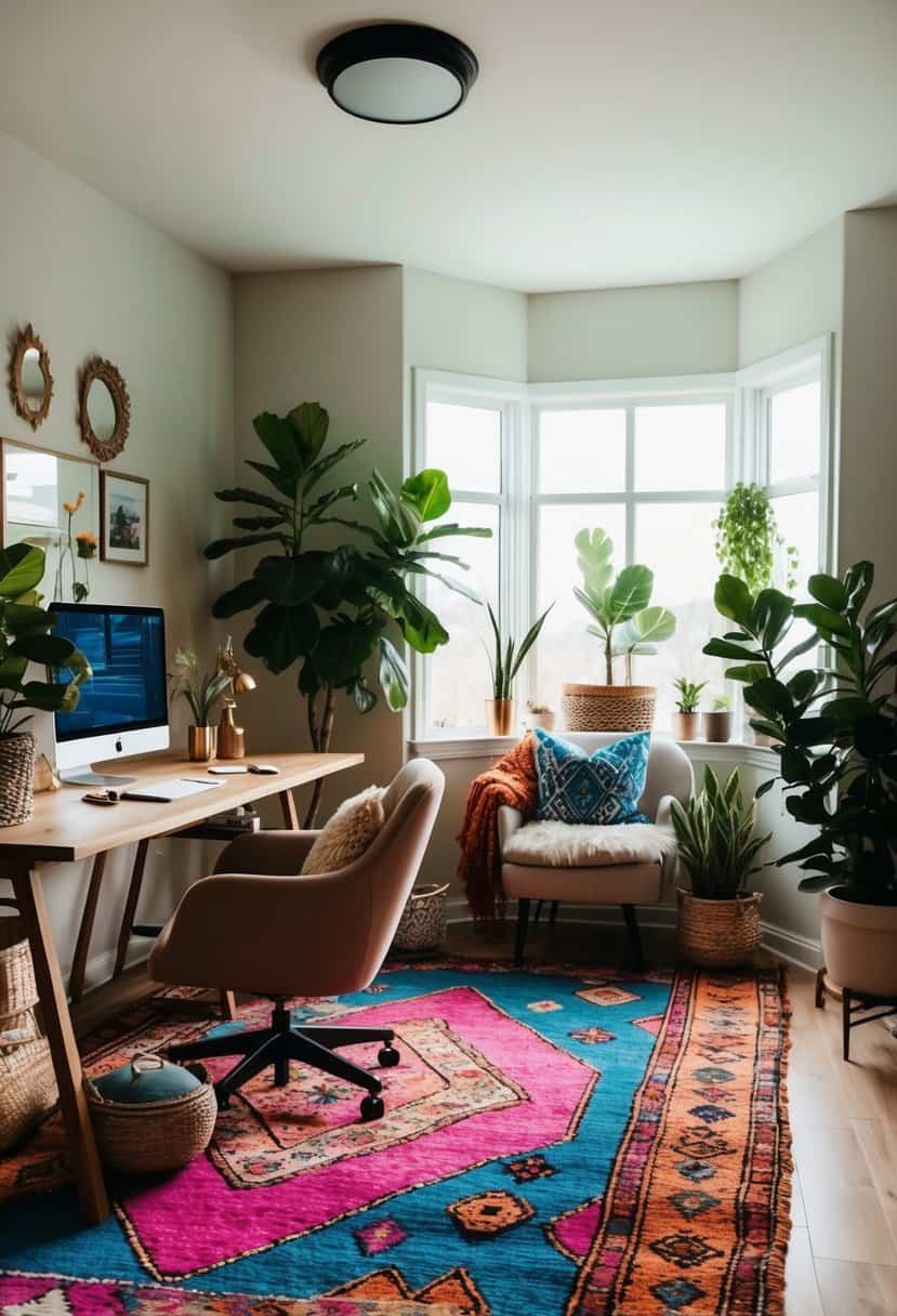 10 Boho Home Office Decor Ideas - My Home My Globe