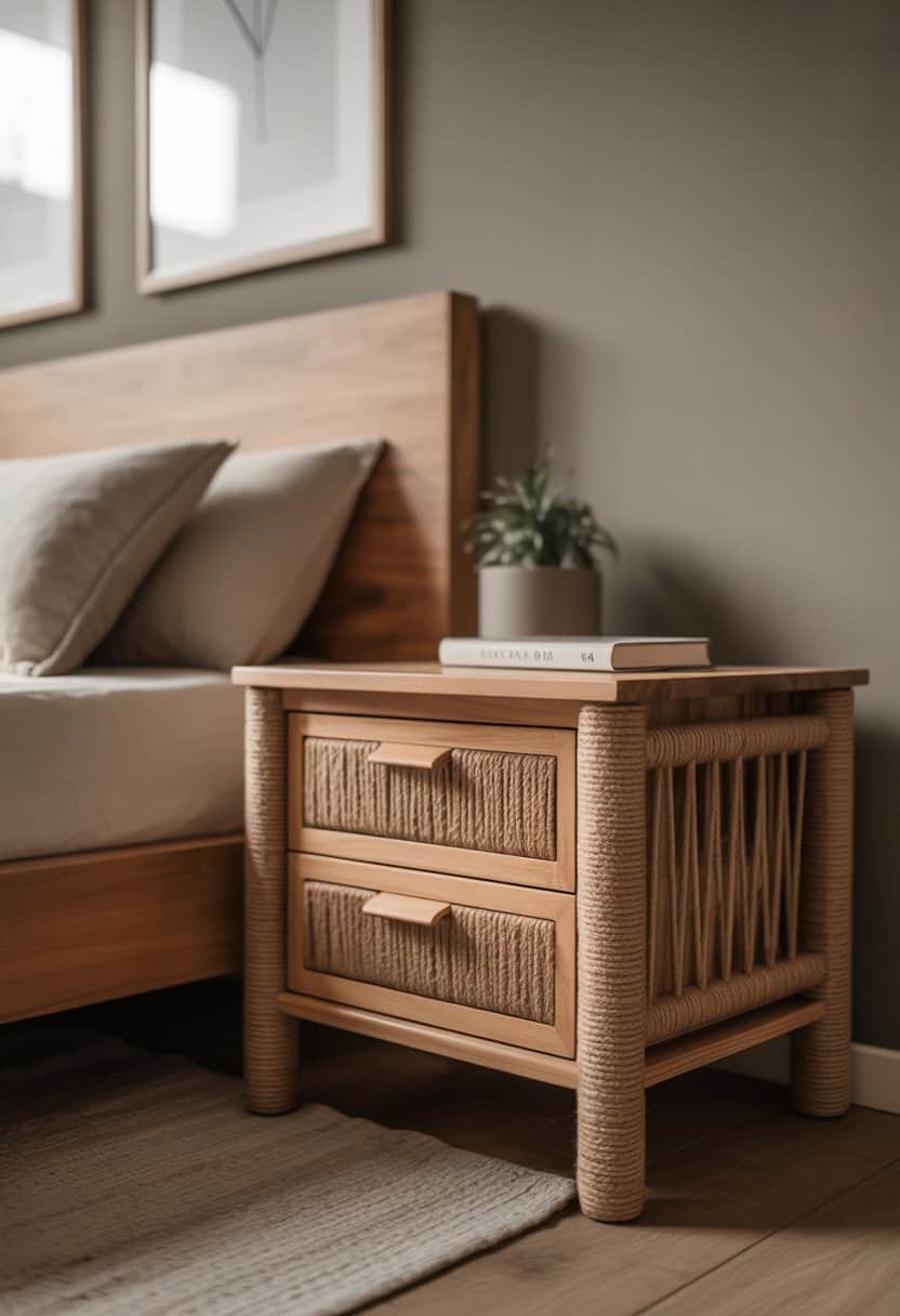 20 Boho Nightstand Ideas to Transform Your Bedroom Space - My Home My Globe