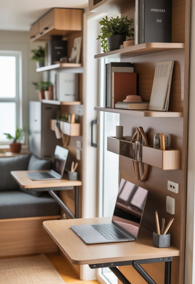 20 Tiny Home Wall Storage Ideas That Free Up Floor Space - My Home My Globe