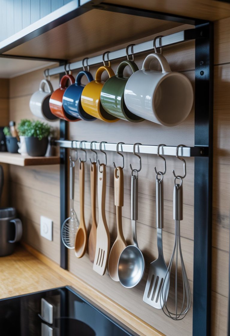 20 Tiny Home Wall Storage Ideas That Free Up Floor Space - My Home My Globe