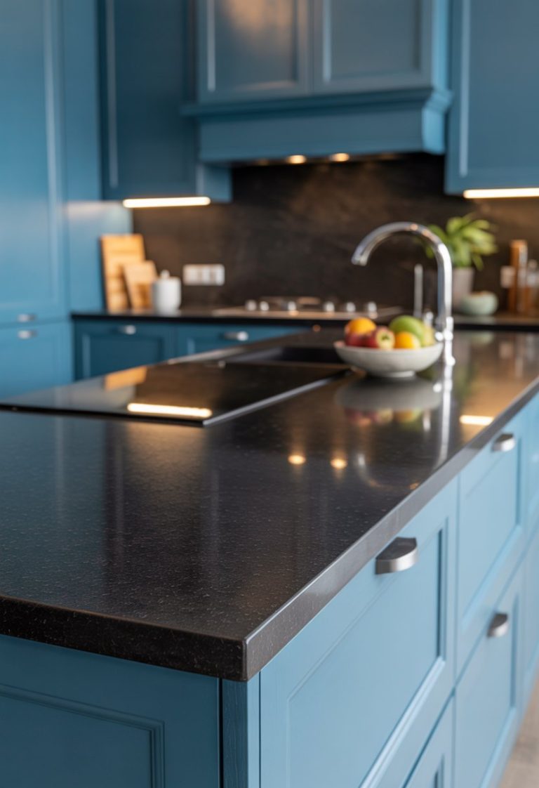 10 Stylish Black and Blue Kitchen Decor Inspirations for 2025 - My Home ...