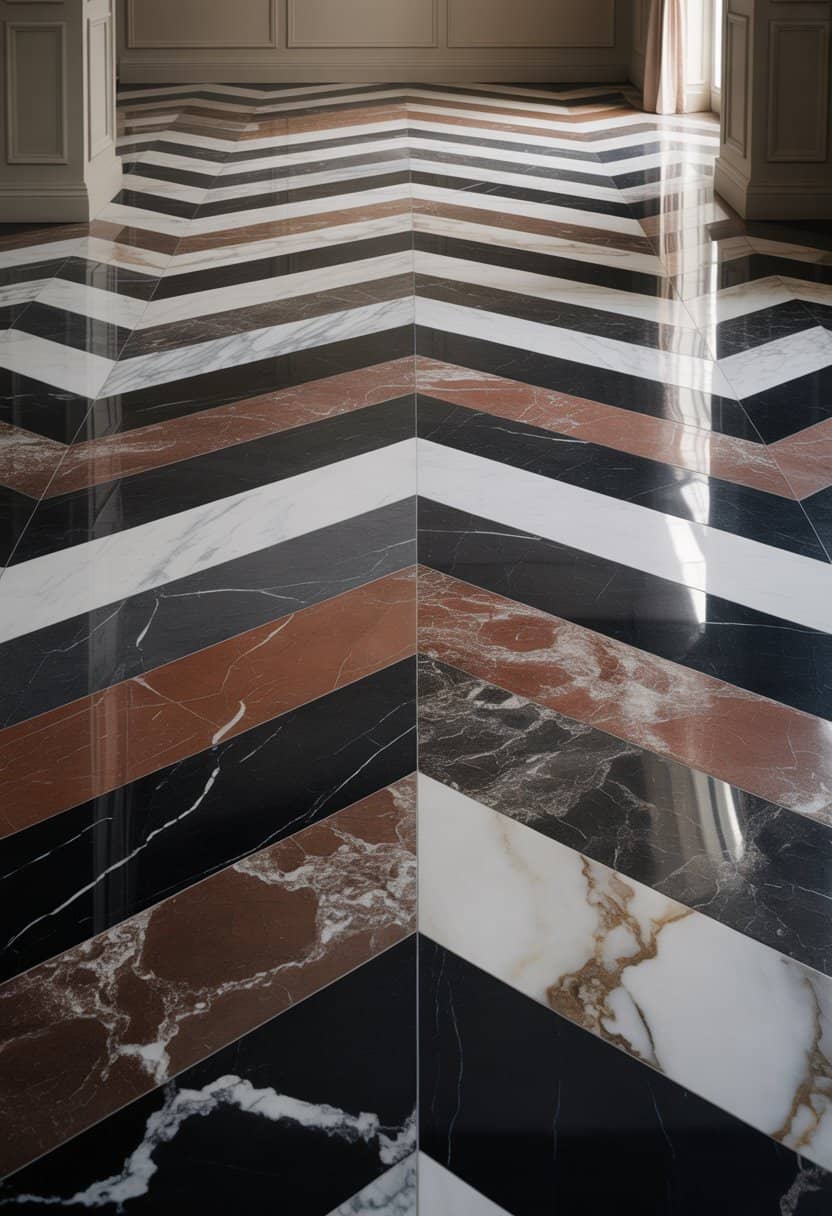 15 Luxury Marble Flooring Patterns for Timeless Elegance - My Home My Globe