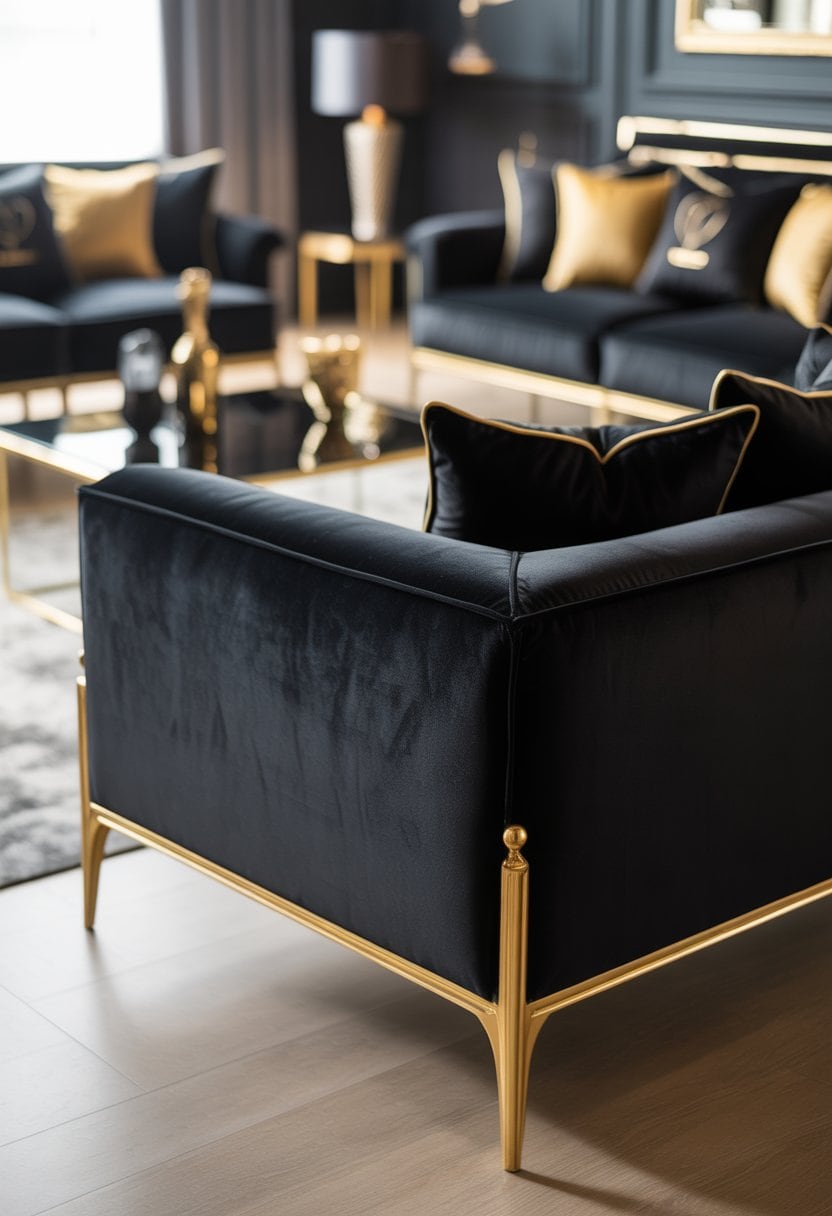 20 Black and Gold Interior Design Ideas to Transform Your Home with ...