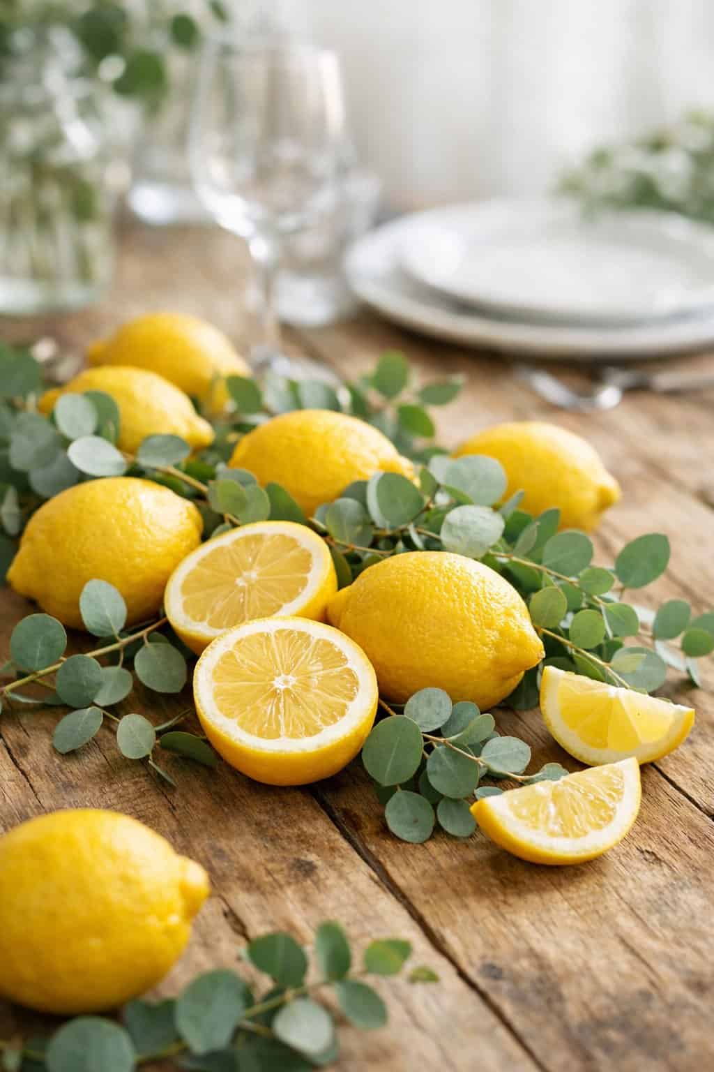 10 Lemon Table Decor Ideas for Bright, Cheerful Tables - My Home My Globe